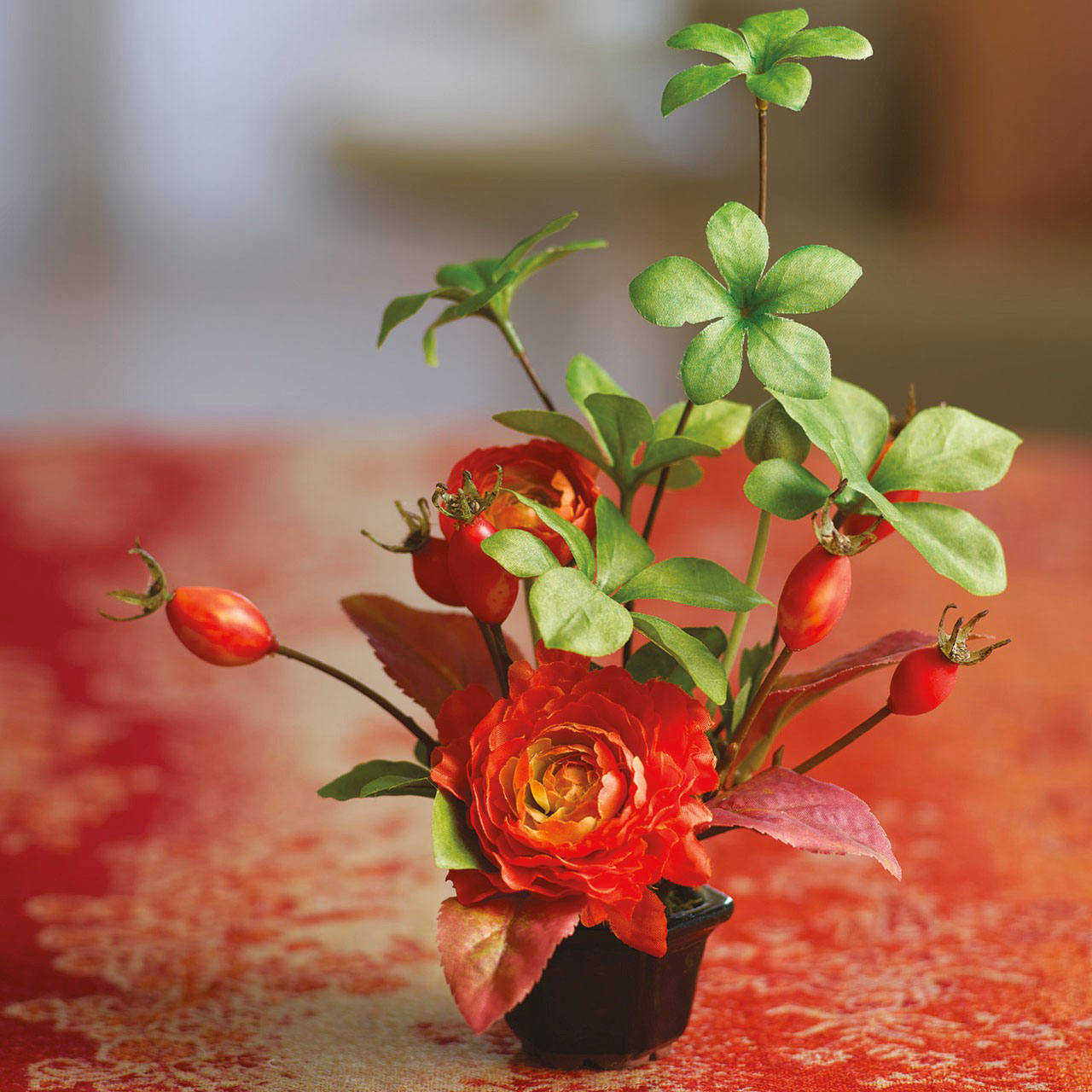 1colour | Petite Red Titian Arrangement | Bloom UK